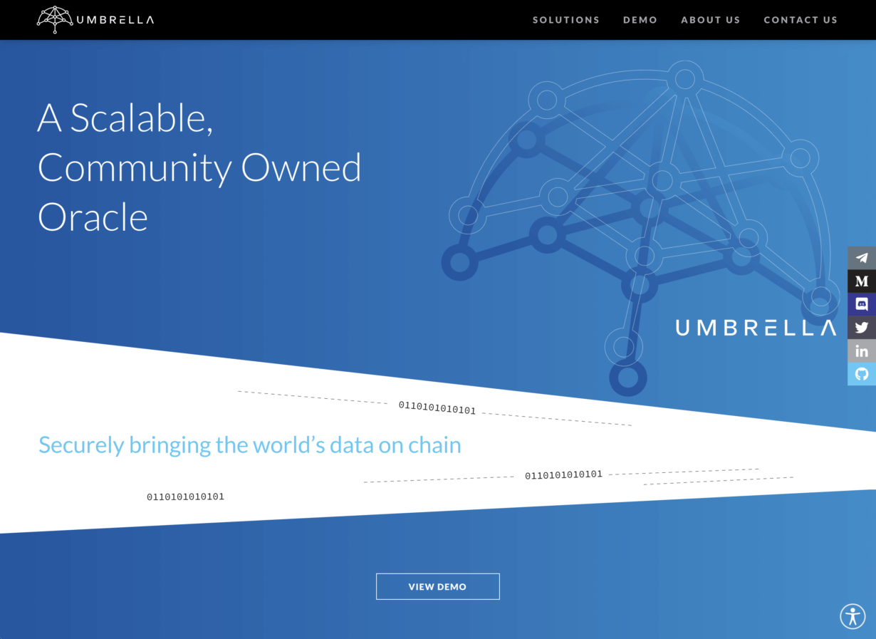 Umbrella Network A Scalable Community Owned Oracle 5d Spectrum